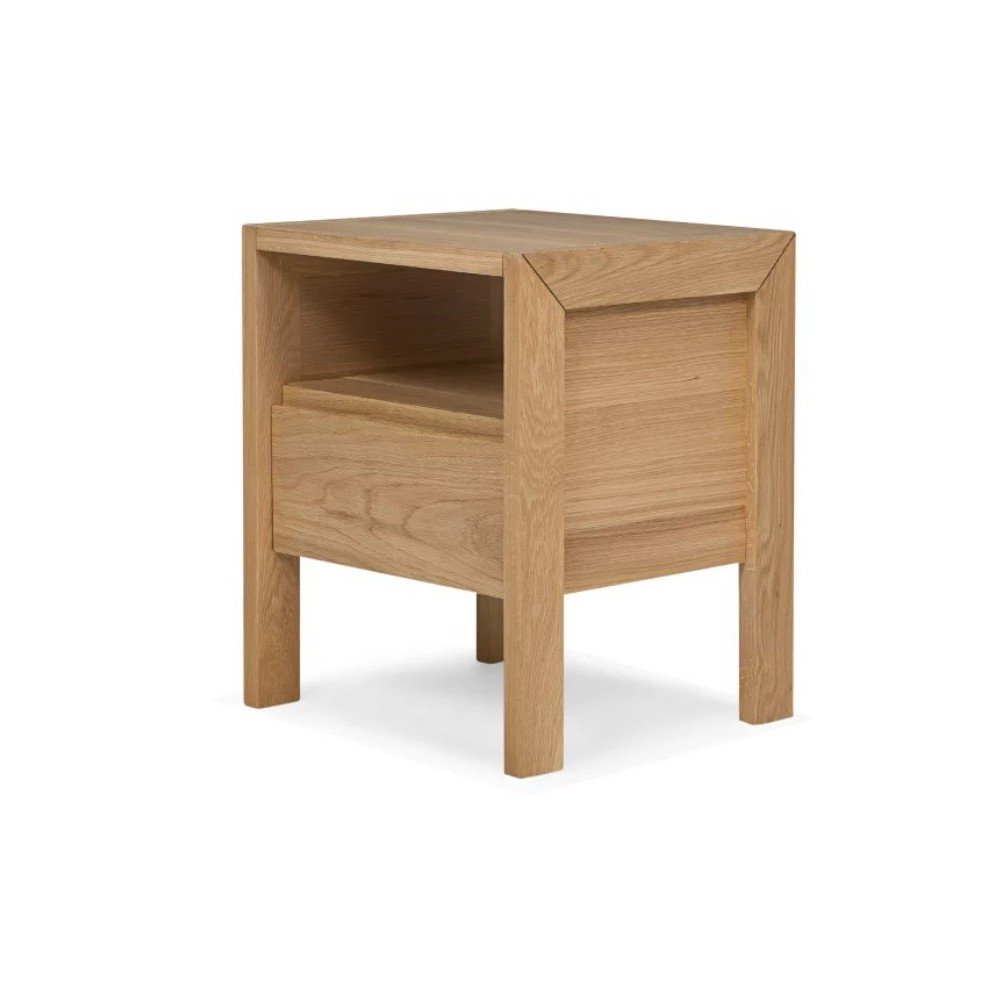 Olson - Buro estilo moderno madera de encino 1 cajón