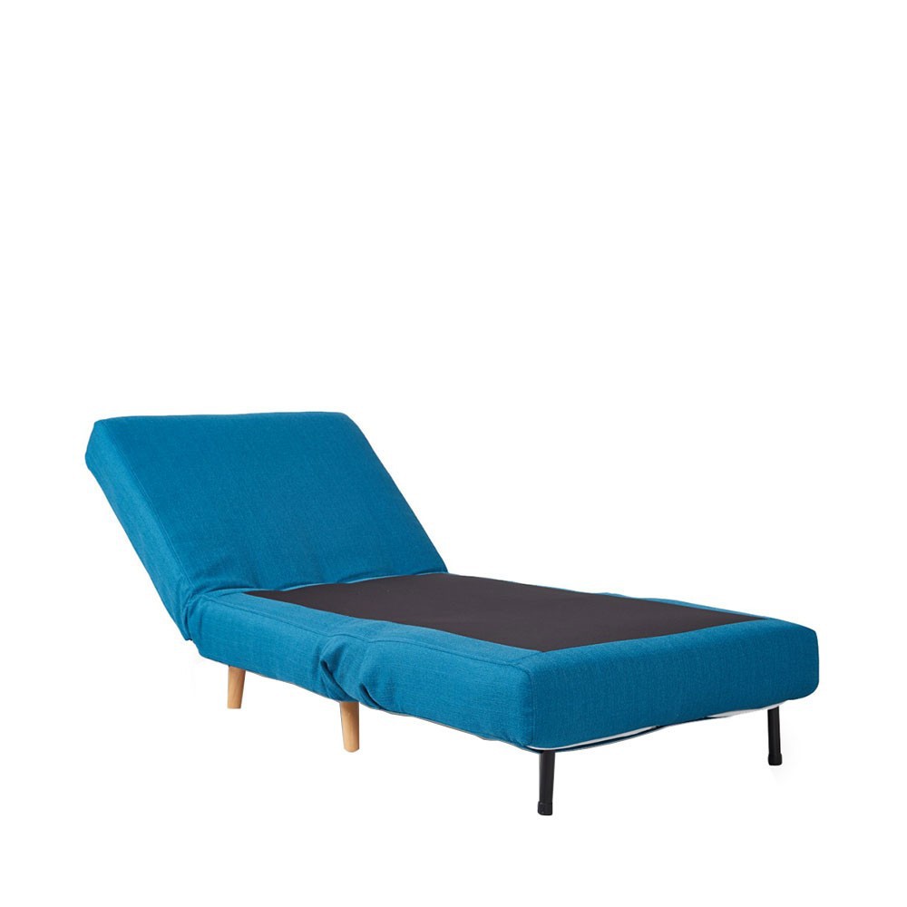 Chilly - Sillón estilo moderno convertible cama color azul