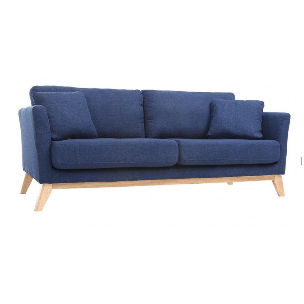 Prince - Sofá estilo moderno tela color azul marino